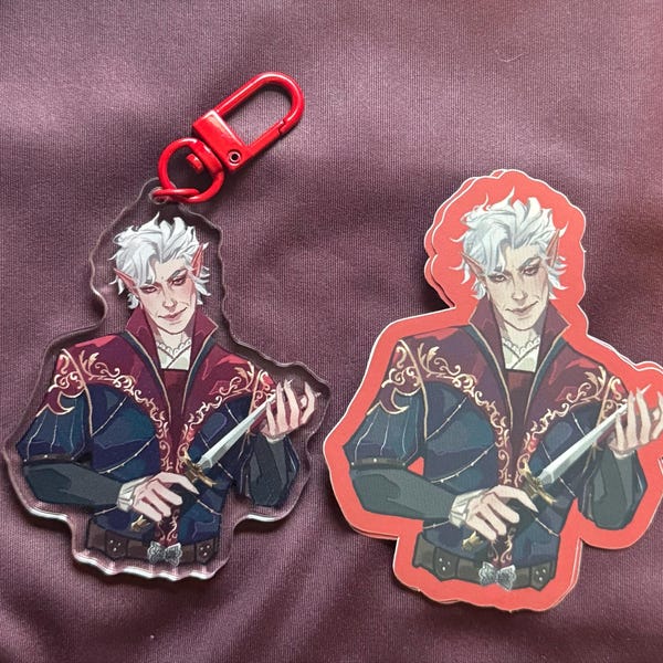 Baldurs Gate 3 Companion Acrylic Charm - Etsy