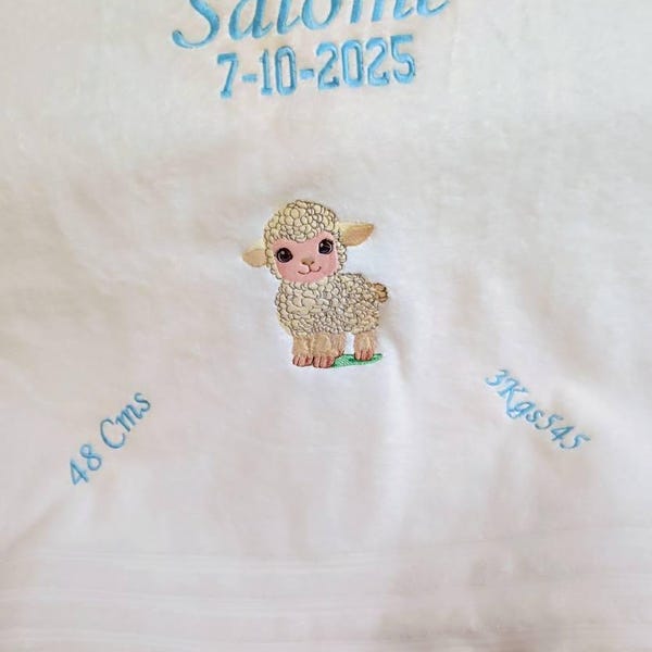 Little Lamb Machine Embroidery Design - 9 Sizes - Barnyard Animals ...