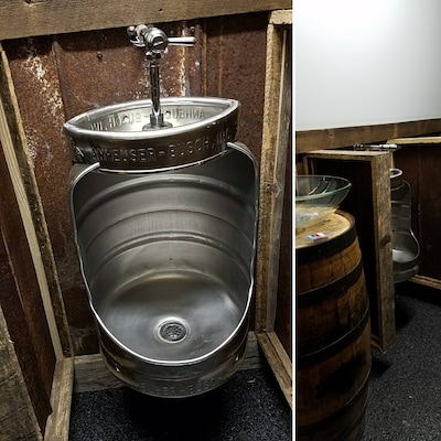 Beer Keg Urinal - Etsy