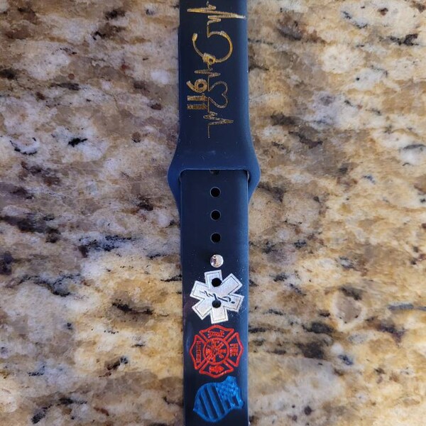 Smartwatch Silicone Bands, 911 Dispatcher, Watch Bands, 42/44mm, 38 ...