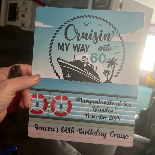 Girls Gone Cruising, Custom Cruise Sign, Girls Trip 2024, Personalized ...