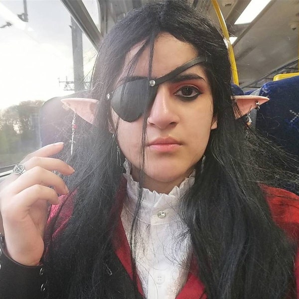 Viking Inspired Leather Eyepatch - Etsy