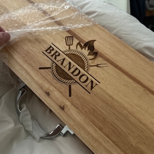 Gift for Dad, Personalized Grill Set, Custom Father's Day Gift, BBQ ...