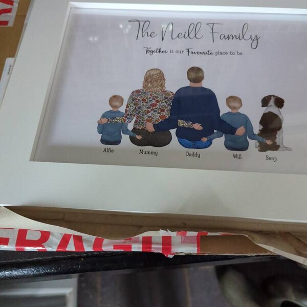 Personalised Family Print | Home Gift | Family Prints | Personalised ...
