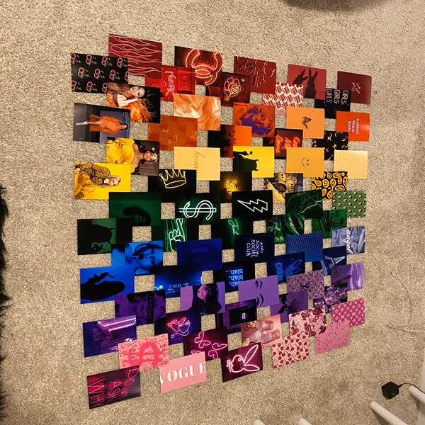 Boho Beige Trendy Aesthetic Wall Collage Kit - Digital Download - 70pcs ...