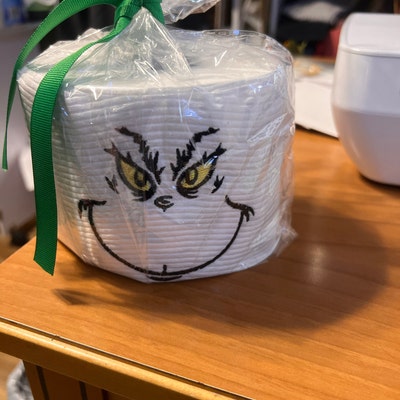 Grinch Funny Toilet Paper Embroidery Designs INSTANT DOWNLOAD - Etsy