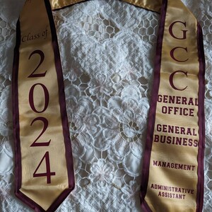 Custom Graduation Stole - Etsy