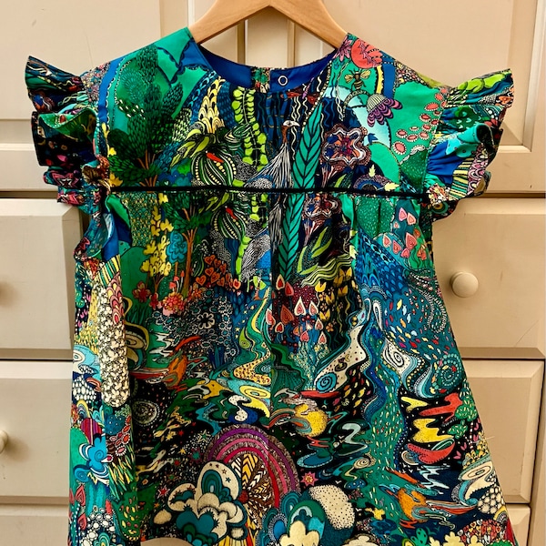 Blouse Sewing Pattern, XS- XXL, Top Blouse Pattern PDF, Ruffled Blouse ...