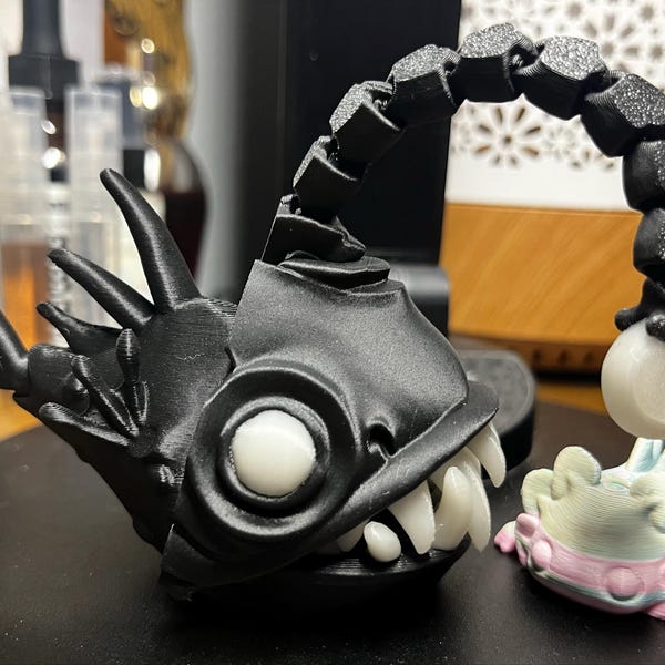 Creepy Doll Articulated 3D Printed Voodoo Doll Desk Decor Horror Goth ...