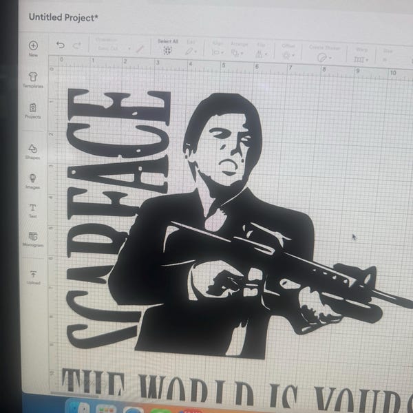 Scarface SVG File Al Pacino Tony Montana | Cricut | Vector | Instant ...