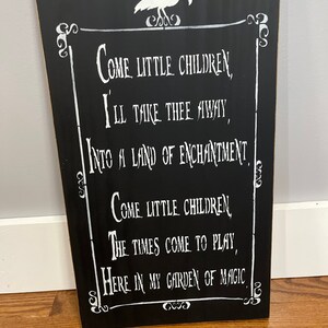 Come Little Children Primitive Halloween Wood Sign 12 X 20 - Etsy