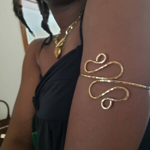 PLUS SIZE Ocean Wave Upper Arm Cuff Armband Armlet | Etsy