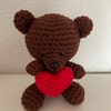 The Love Bear - CROCHET PDF PATTERN (english) - Etsy