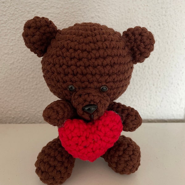 The Love Bear - CROCHET PDF PATTERN (english) - Etsy