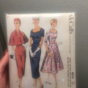 Simplicity 2195 1950s Vintage Sewing Pattern Complete Monogram Blouse ...