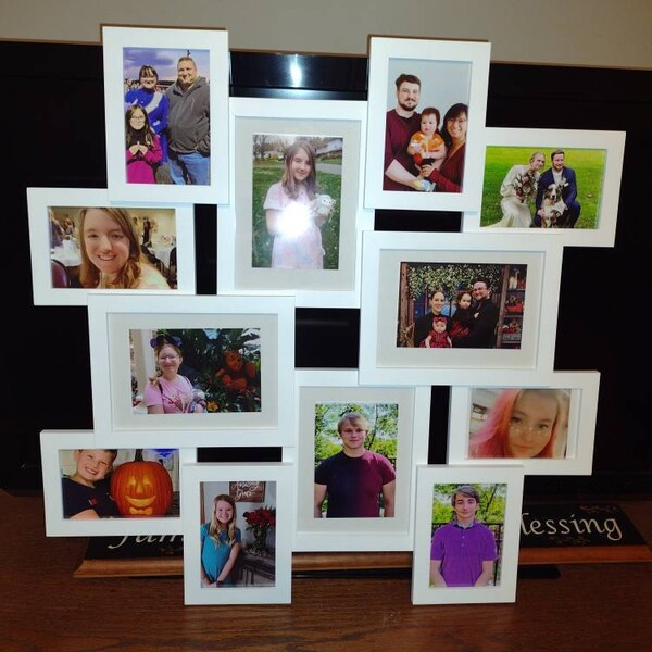 12 Openings PHOTO COLLAGE FRAME — Picture Frame Collage — Multiple ...