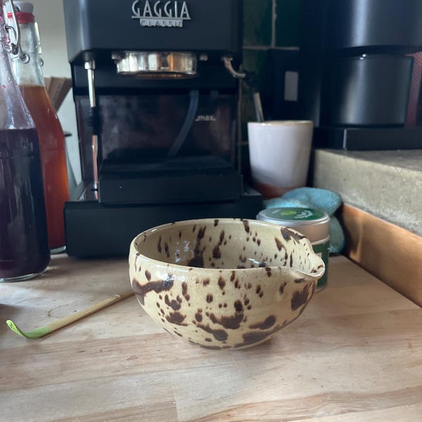 MADE TO ORDER 1 Cup Handmade Ceramic Matcha Bowl / 2 Cup Mixing Bowl ...