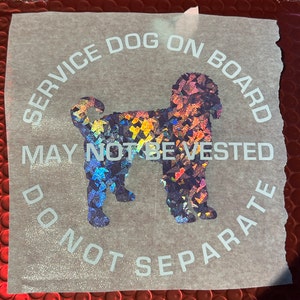 Stickers Assistance Animals Save Lives Personalize I Met - Etsy