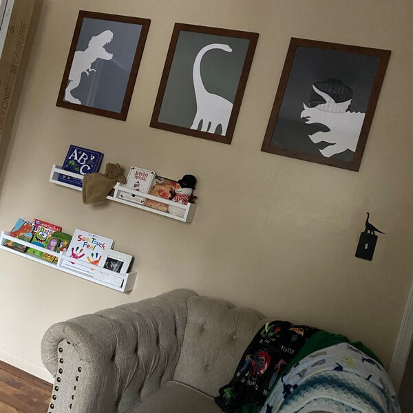 Dinosaur Prints, Dinosaur Wall Art, Set of 3 Printable, Dinosaur ...