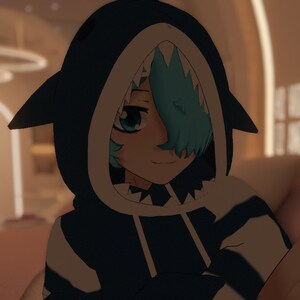 CUTE VTUBER ASSETS Blankets Dino, Dinosaur, Axolotl, Bunny 2d, 3d ...