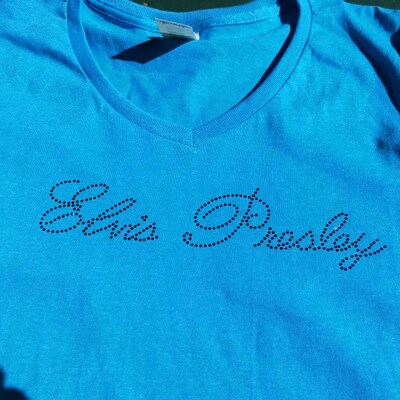 Elvis Rhinestone Design Hotfix Motif DIY the King Bling Choose Your ...