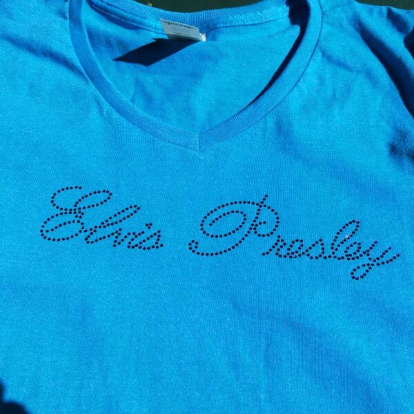 Elvis Rhinestone Design Hotfix Motif DIY the King Bling Choose Your ...