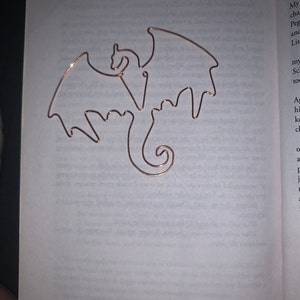 Dragon Bookmark Wire Filofax Paperclip Planner Clip Wedding Party ...