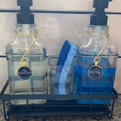 Hand Soap Dish Soap Tags Gold Tags Kitchen Soap Dispenser Tags Labels ...