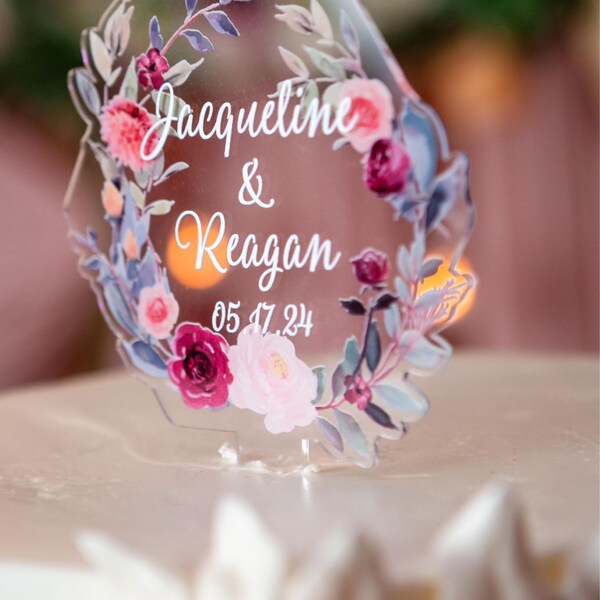 Flower Girl or Bridesmaids Gift Box Jewelry Box Tropical Personalized ...