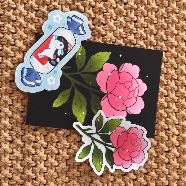 HOLOGRAPHIC Yokai Nekomata Japanese Folklore Neko Skull STICKER by ...