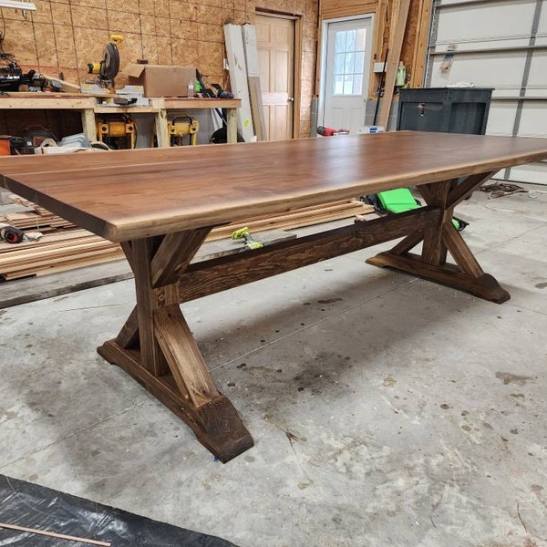 Seamless Trestle Table Frame, Free Shipping, Set of Two W/frame, Dining ...