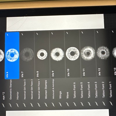 Manga Brushes Anime Brushes Stamps Procreate Manga Stamps Anime Stamps ...