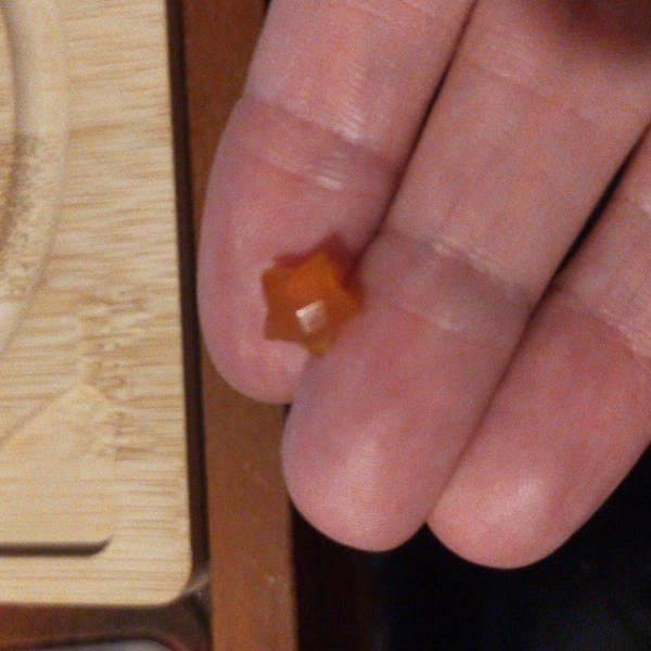Miniature Stars, Natural Carnelian Faceted Carved Star, Star Shape ...