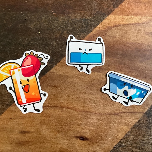 Small HFJONE Object Show Vinyl Stickers - Etsy