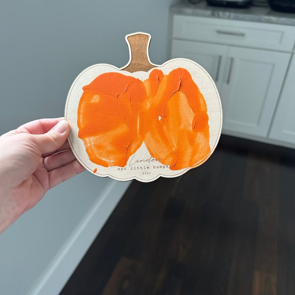 Our Little Bumpkin Sign | DIY Baby Bum Pumpkin Art | Fall Baby Art ...