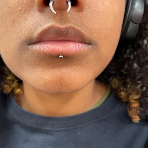 100% Organic Navel Spike. Unique Buffalo Horn Organic Navel Piercing ...