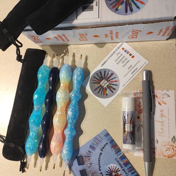 Diamond Painting Pen - Hailstone Angel Wings Glitter - Handmade Custom ...