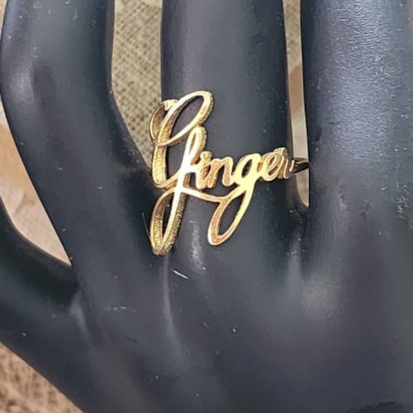 Custom Name Ring • Children Name Ring • Sterling Silver Ring ...