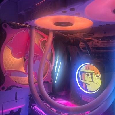 Sakura Miku QUAD Color Gaming Computer Fan Shroud / Grill / Cover ...