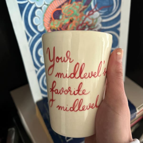 Personalized Calligraphy Ceramic Cup - Etsy