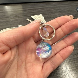 Cloud Keychain, Resin Handmade Custom Keychains, Initial Keyring - Etsy