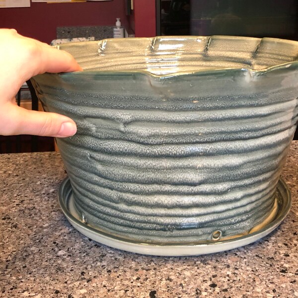 Extra Large Custom Planter, Custom Planter, Flower Pot Clay Planters ...