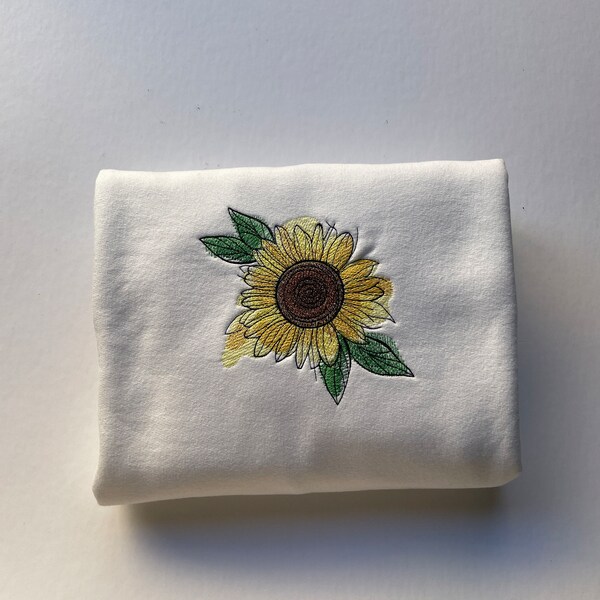 Sunflower Machine Embroidery Designs, Sunflower Embroidery, Flowers ...
