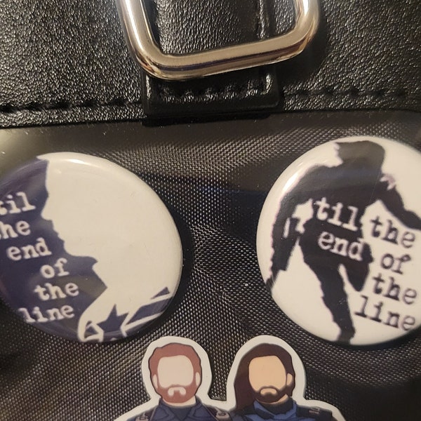 Bucky Barnes / Winter Soldier Marvel Captain America Pinback Buttons - Etsy