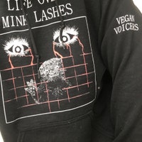 Be Vegan Back Print Zip-up Hoodie - Etsy Canada