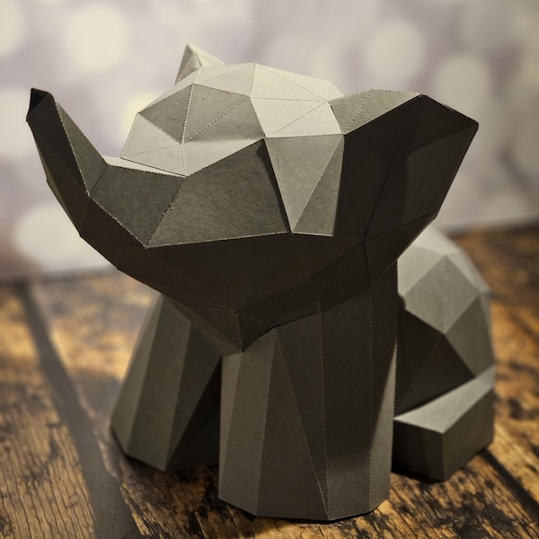 BIG Crystals Papercraft. Set of 7 With 4 Options Paper Size. You Get ...