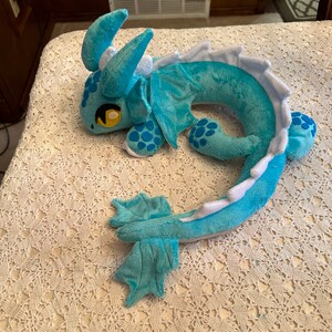 Neck Dragon Plush Sewing Pattern .pdf Tutorial Posable Wearable ...