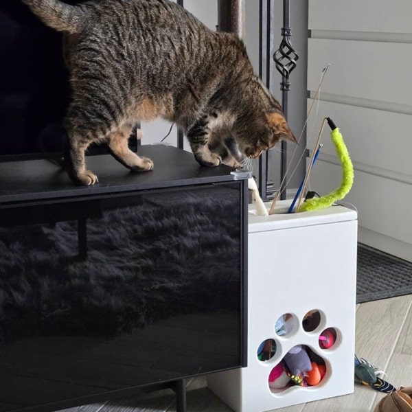 Cat Toy Storage Play Center - Etsy
