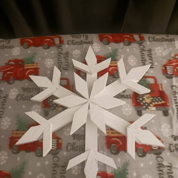 3 Large Snowflakes (16") From One Picket, One Picket Snowflakes ...