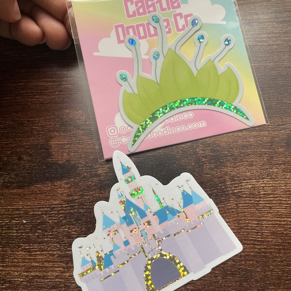 Tiana Sticker Tiana Crown Sticker Princess Sticker - Etsy